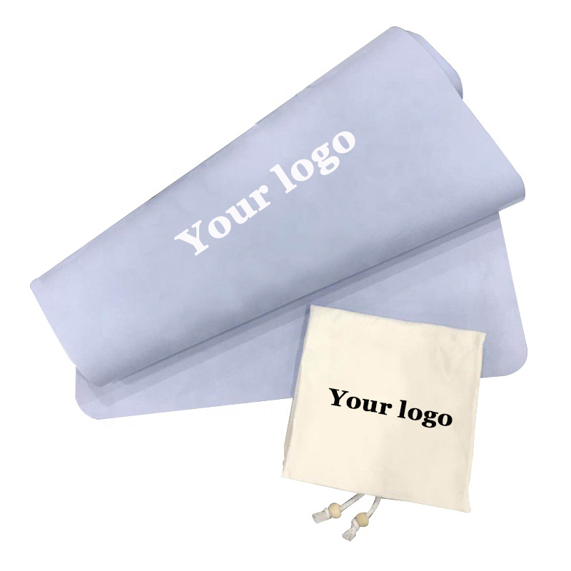 Custom Travel Yoga Mat Suede | Lightweight Foldable Yoga Mats for ...